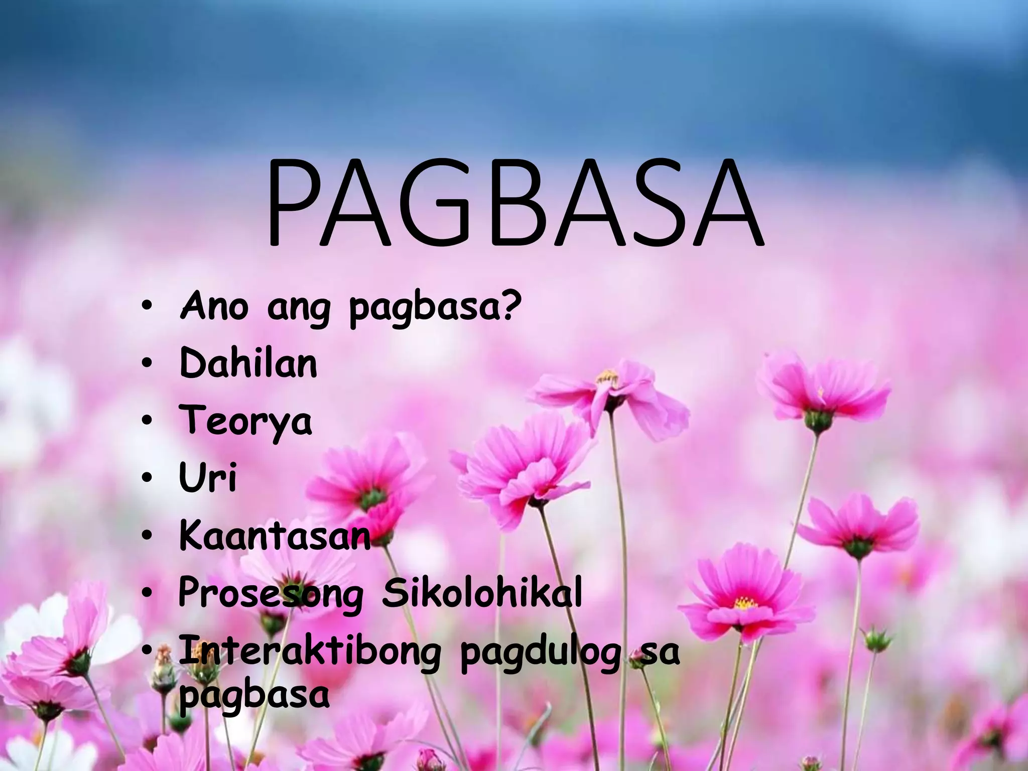 Pagbasa | PPTX