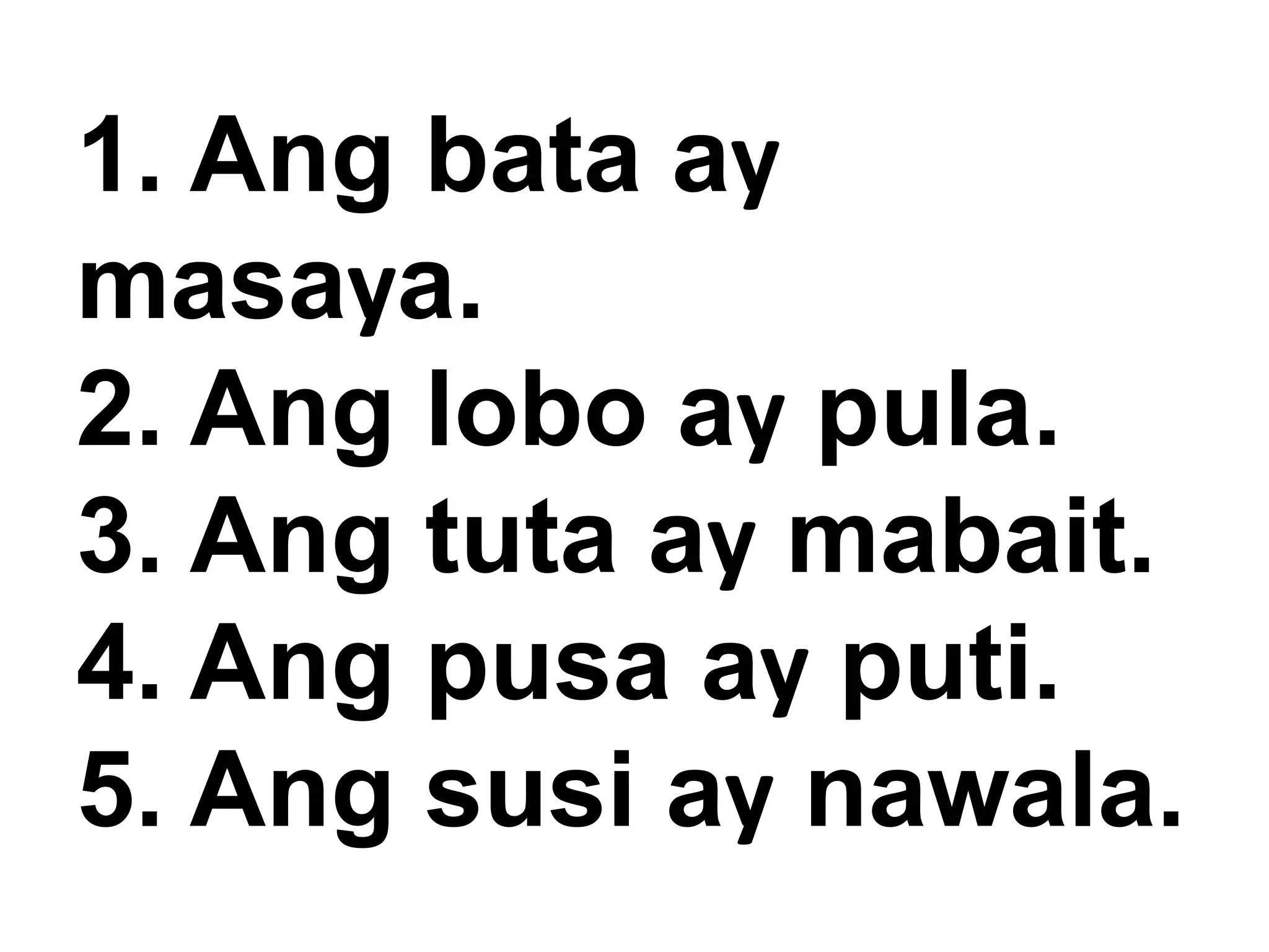 pagbasa.pptx filipino for beginning readers | PPTX