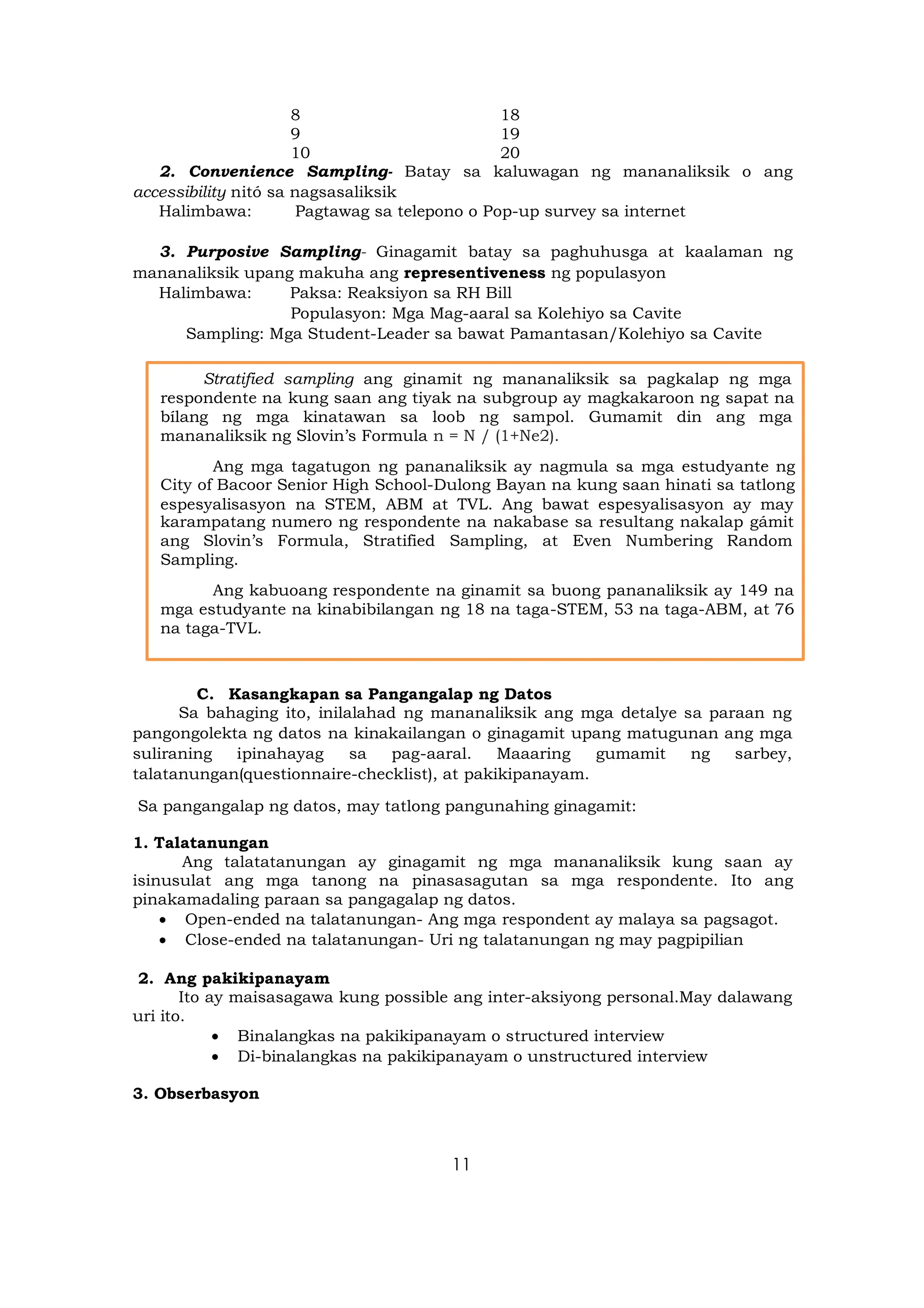 Proseso sa Pagsulat ng Pananaliksik | PDF