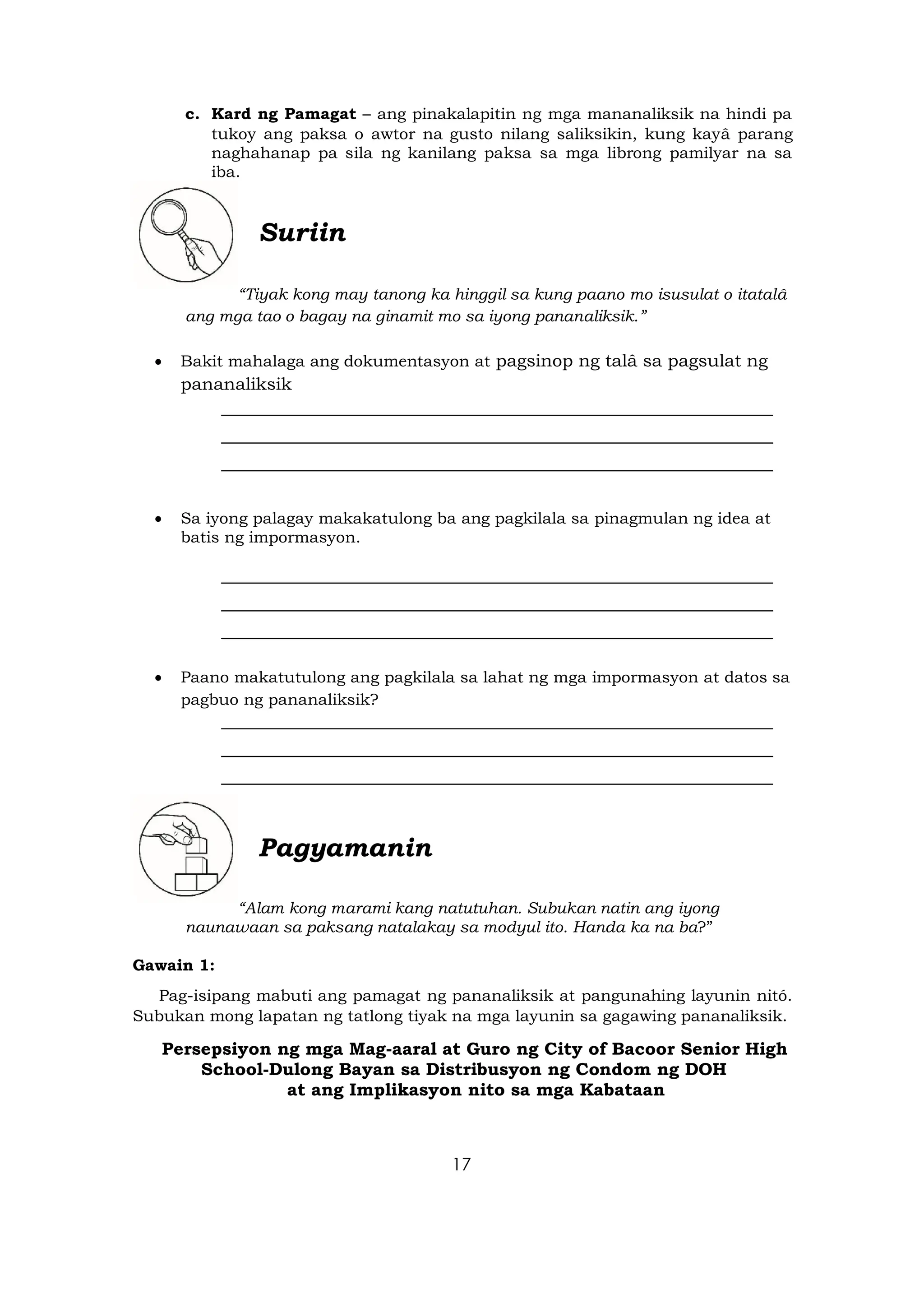 Proseso sa Pagsulat ng Pananaliksik | PDF