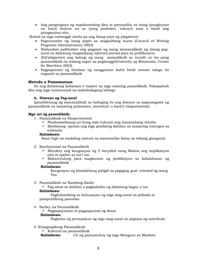 Proseso sa Pagsulat ng Pananaliksik | PDF