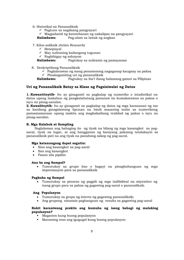 Proseso sa Pagsulat ng Pananaliksik | PDF