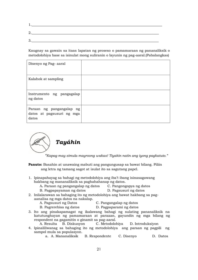 Proseso sa Pagsulat ng Pananaliksik | PDF