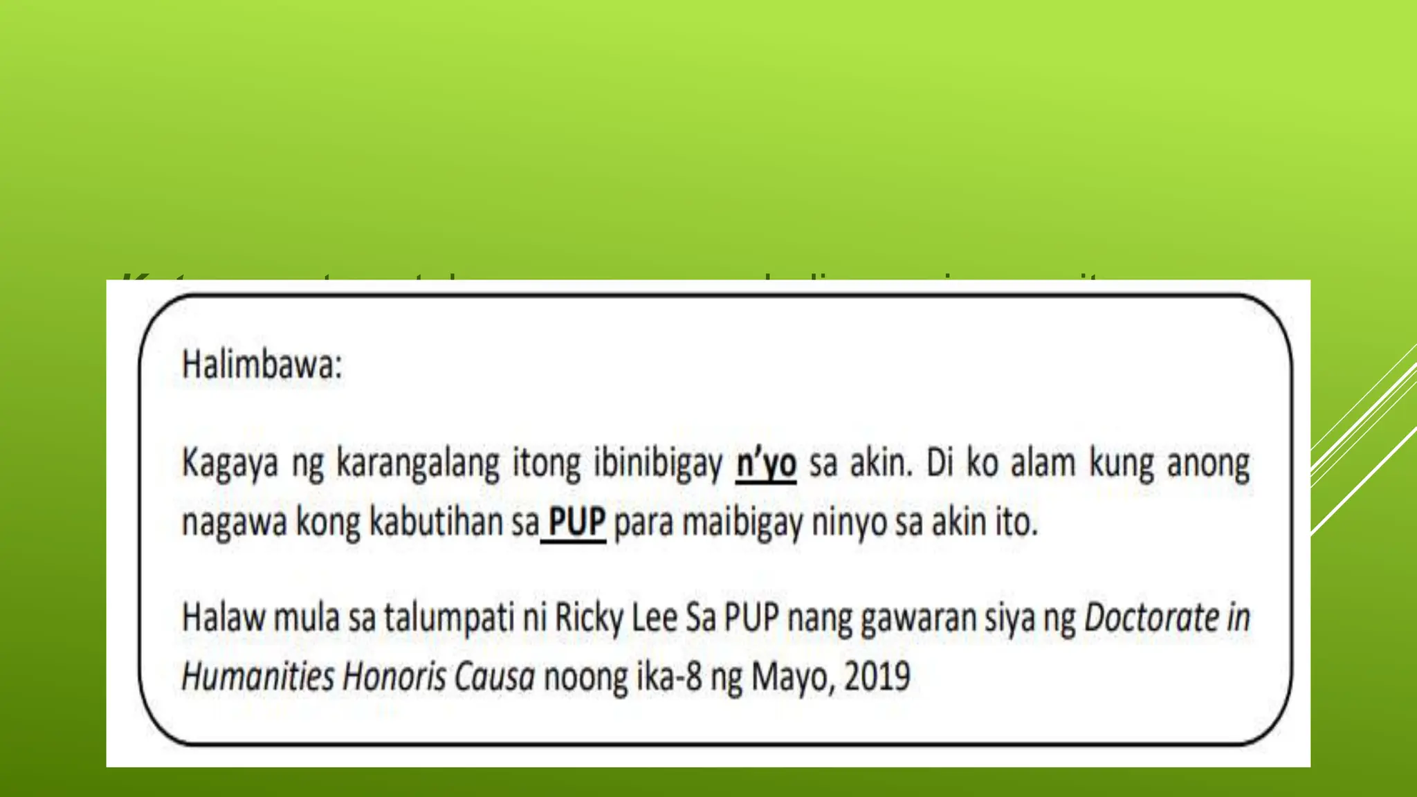 Pagbasa at Pagsusuri Powerpoint Presentation | PPTX