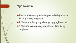 Pagbasa at Pagsusuri ng Iba’t Ibang Teksto Tungo.pptx