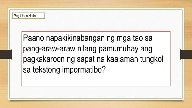 pagbasa at pagsulat tungo sa pananaliksik sa kulturang pilipino | PPTX