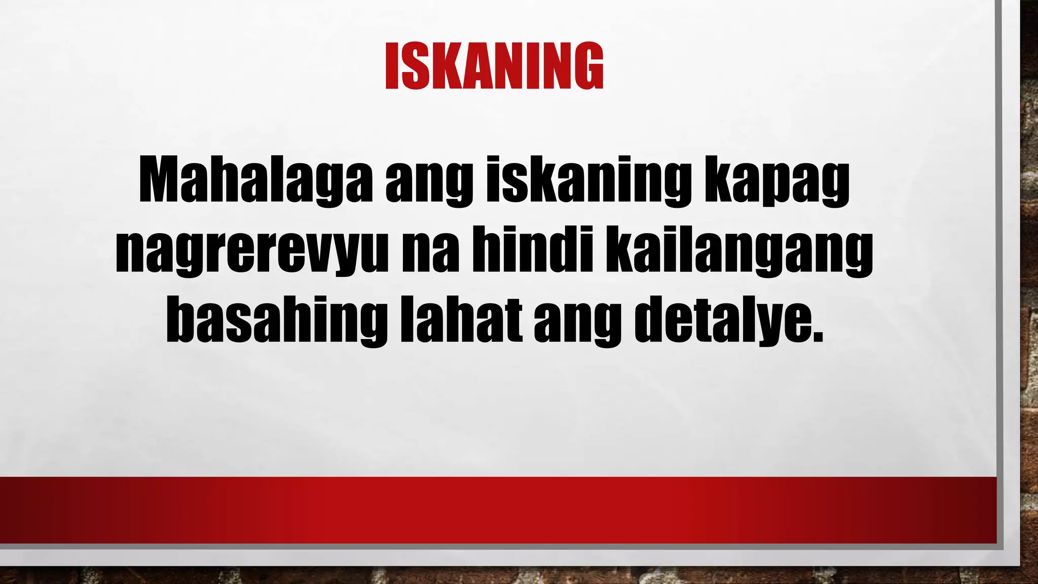 Masining na Pagbasa | PPTX