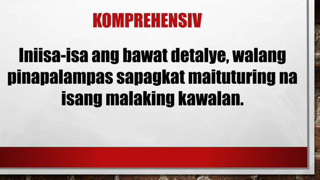 Masining na Pagbasa | PPTX