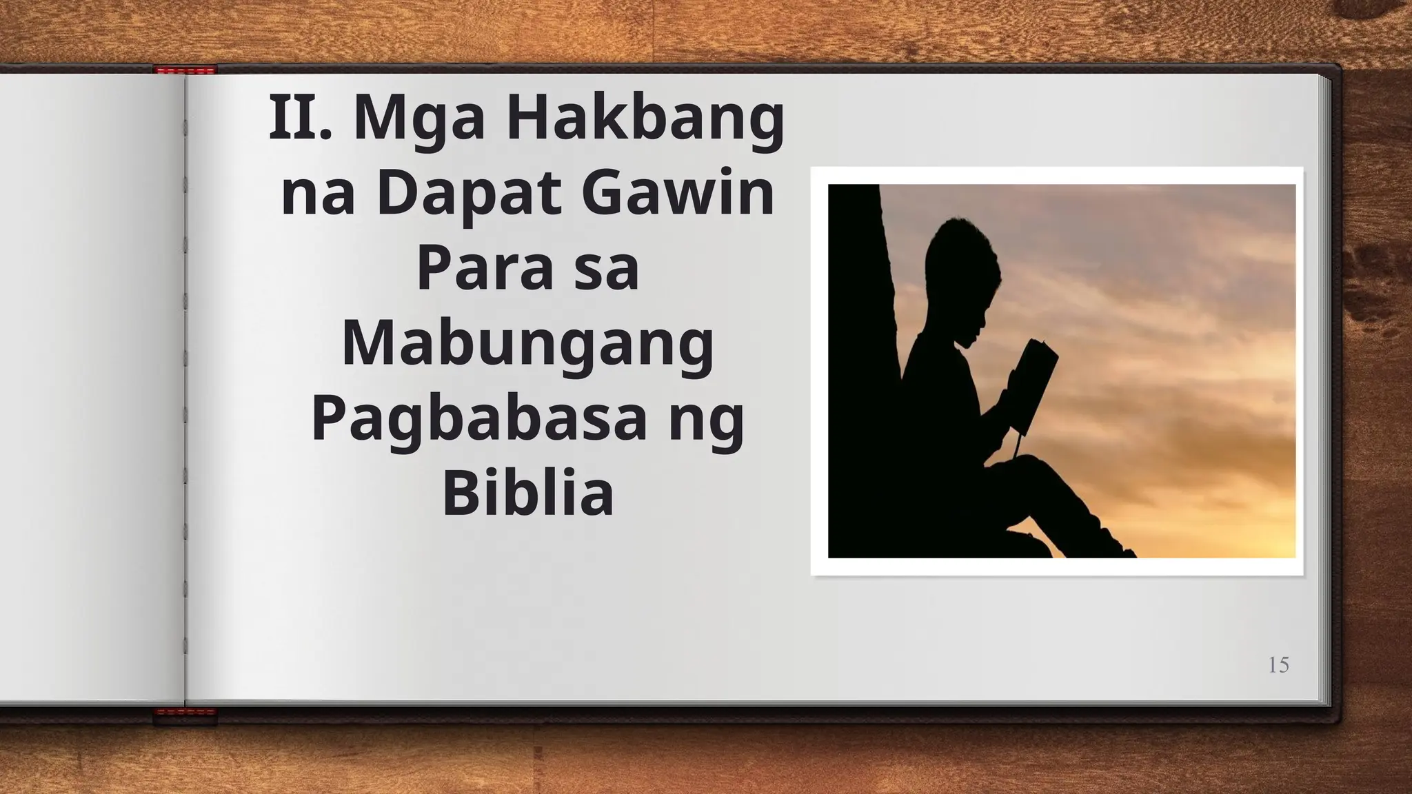 Pagbasa ng Biblia.pptx, a presentation about reading the Bible | PPTX