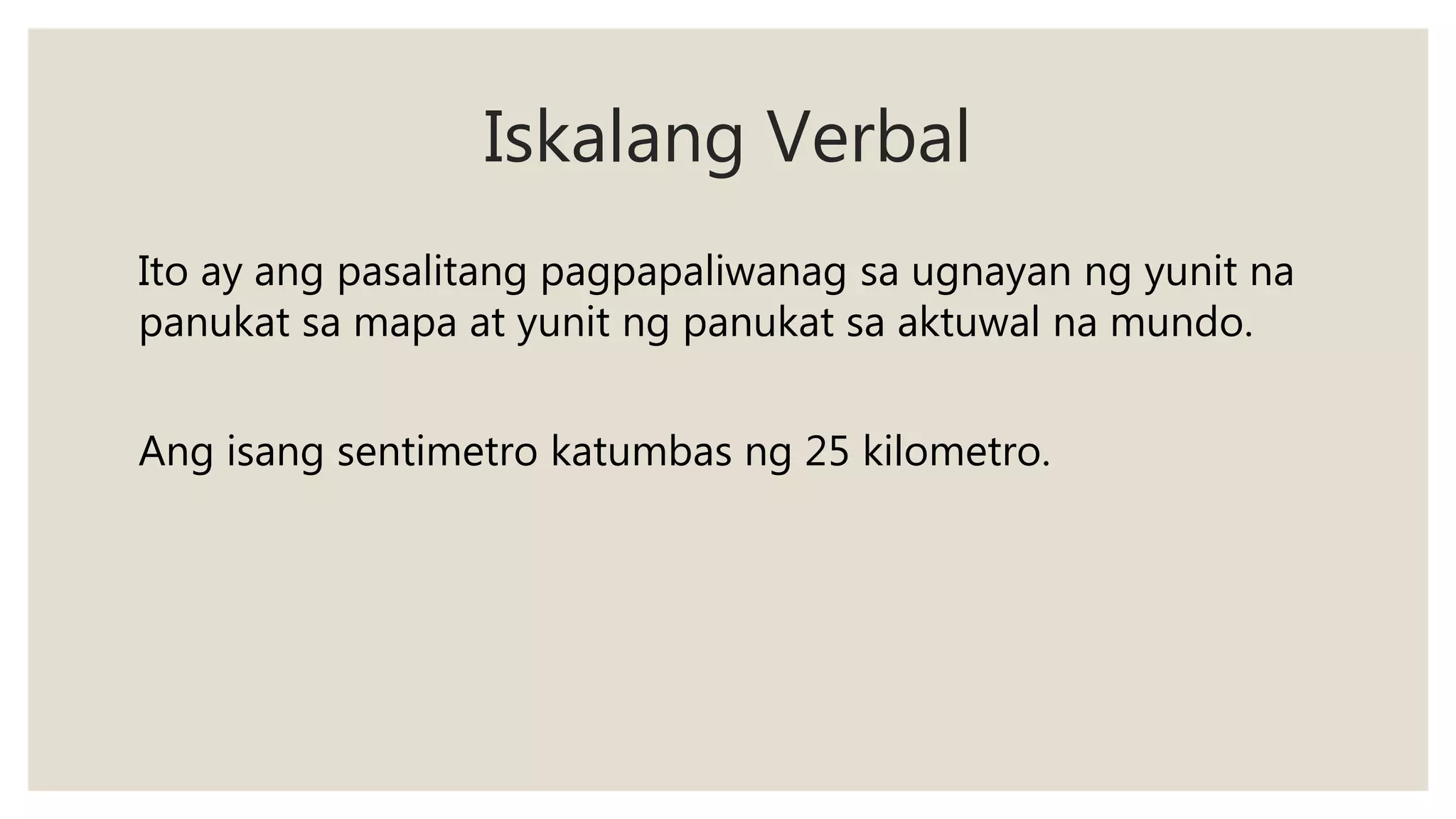 Pagbasa ng mapa | PPTX