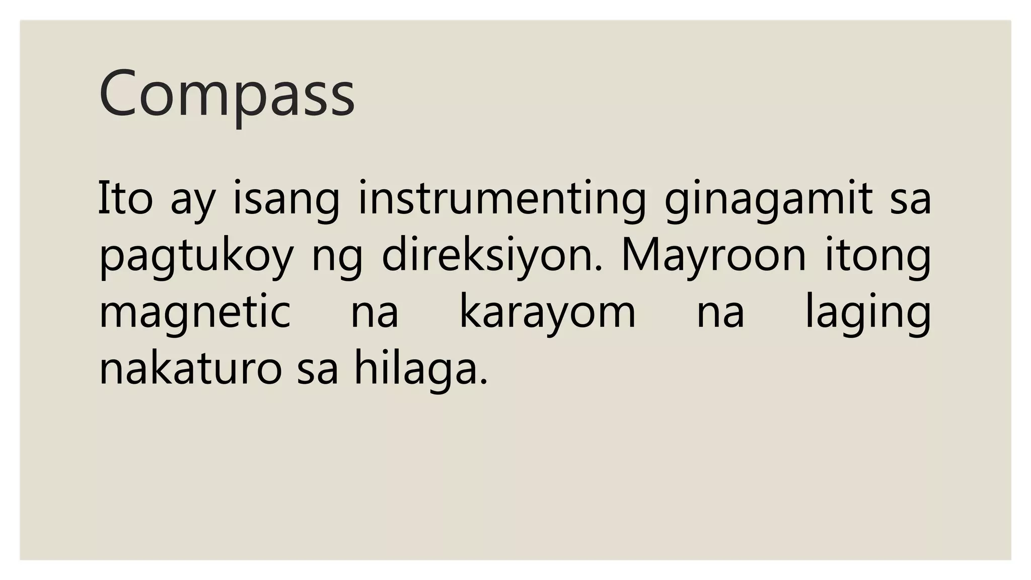 Pagbasa ng mapa | PPTX