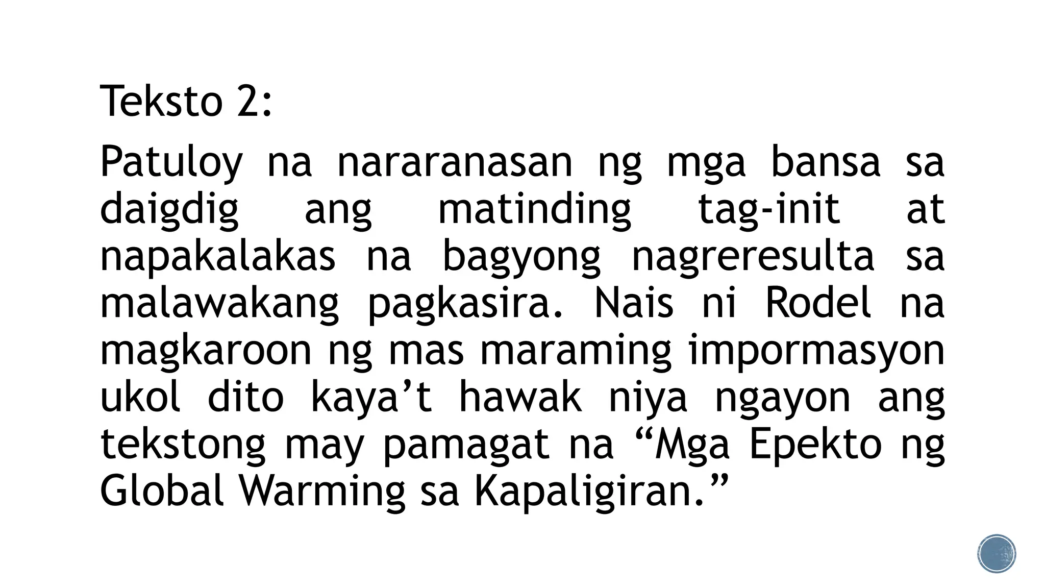 PAGBASA AT PAGSUSURI NG IBA'T IBANG TEKSTO | PPTX