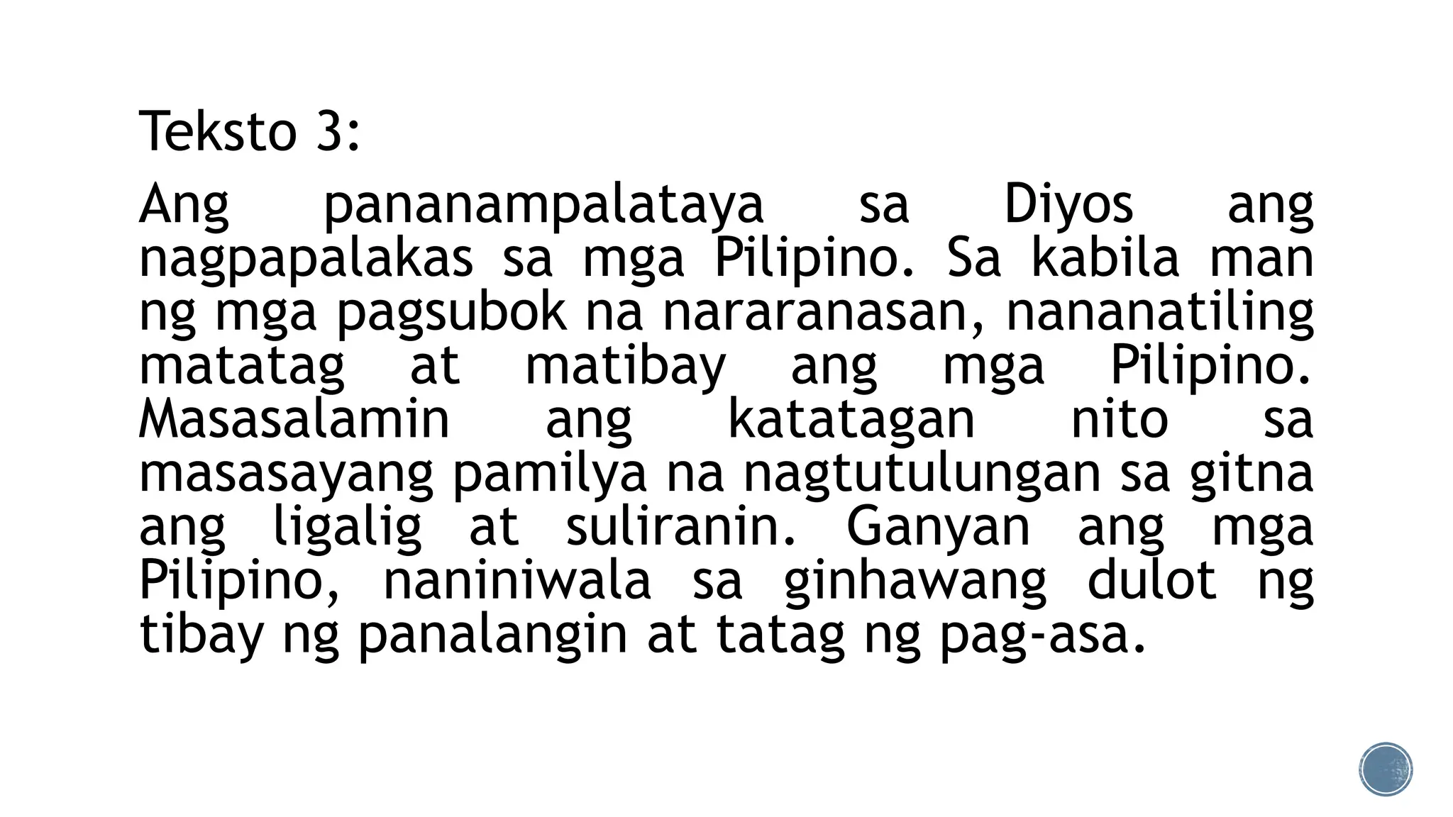 PAGBASA AT PAGSUSURI NG IBA'T IBANG TEKSTO | PPTX