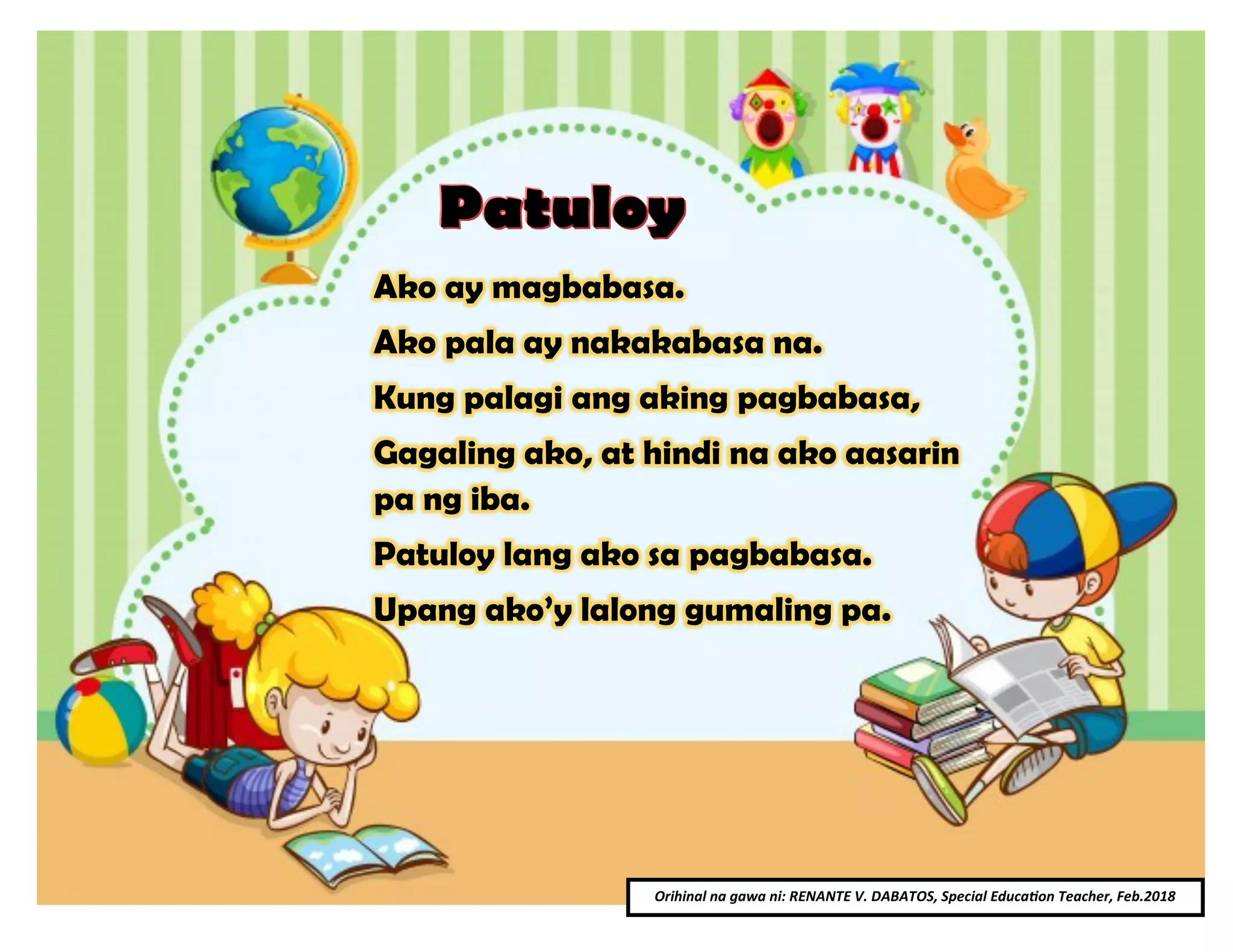 Pagbasa sa filipino for pupils with learning disabilities | PDF