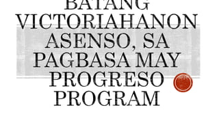 Pagbasa sa Filipino ng mga estudyante sa grade 7 | PPTX