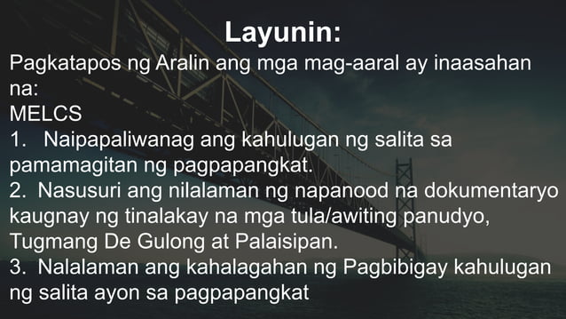 PAGBIBIGAY KAHULUGAN AYON SA PAGPAPANGKAT.pptx