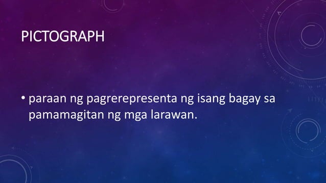 Pagbibigay kahulugan sa pictograph batay sa larawan | PPTX