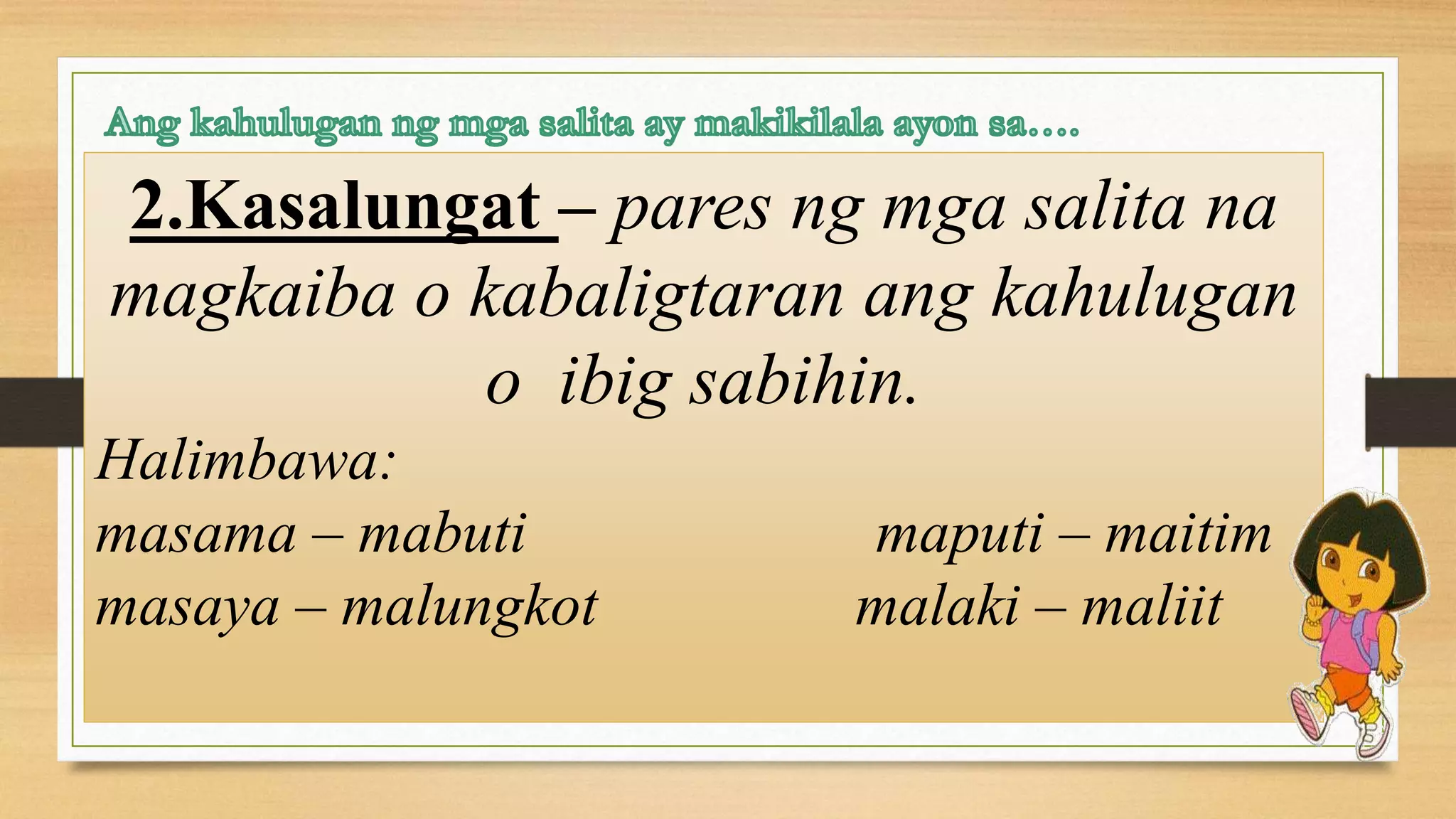 Pagbibigay ng Kahulugan sa mga Salita Fil 4.pptx