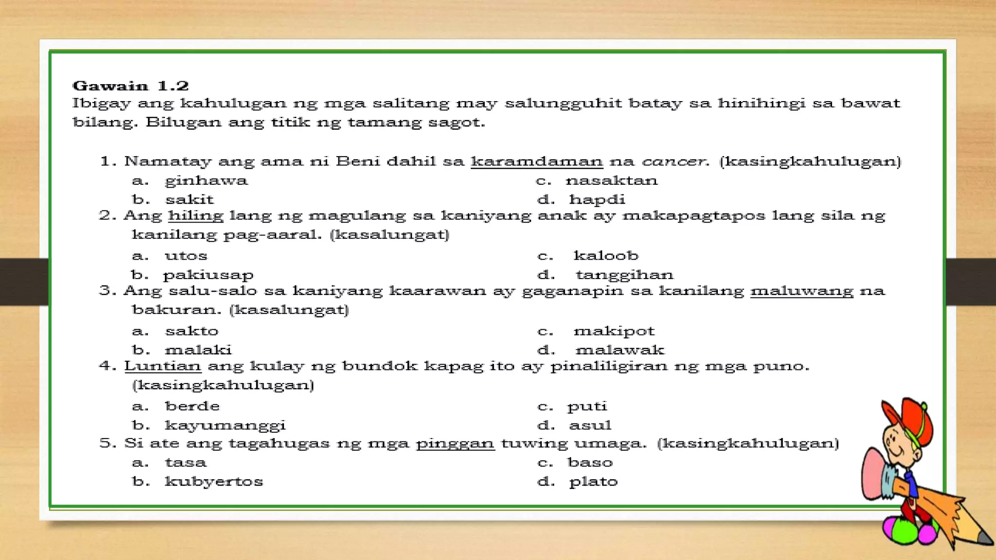 Pagbibigay ng Kahulugan sa mga Salita Fil 4.pptx