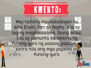 Lower Elem Pagbibigay ng wakas sa kuwento.pptx