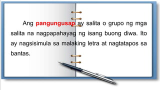 Pagbuo ng Pangungusap | PPTX