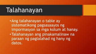 Pagbuo ng mga elementong biswal | PPTX