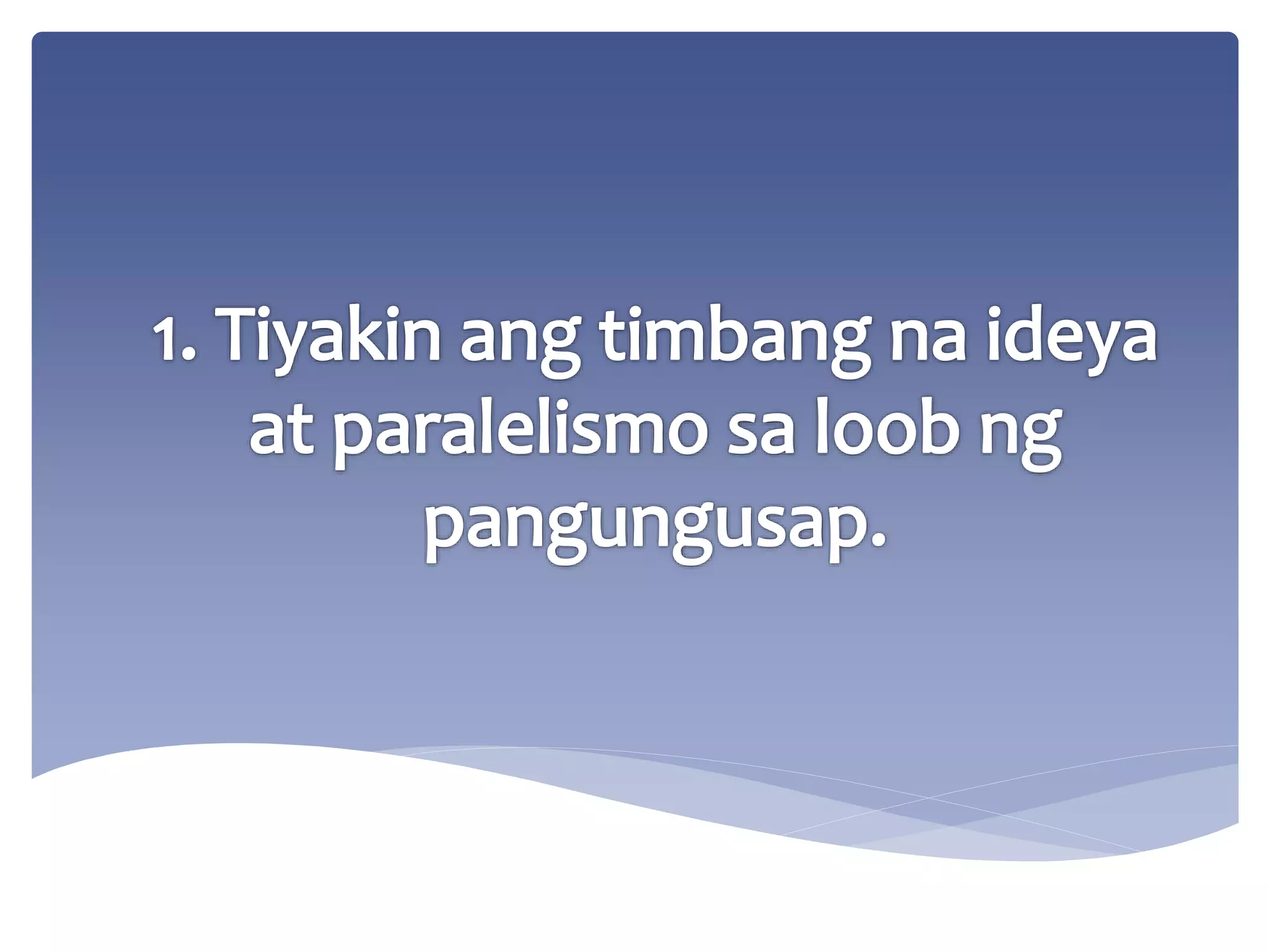 Pagbuo ng Pangungusap | PPTX