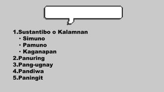 PAGBUO NG PANGUNGUSAP-RETORIKA | PPTX