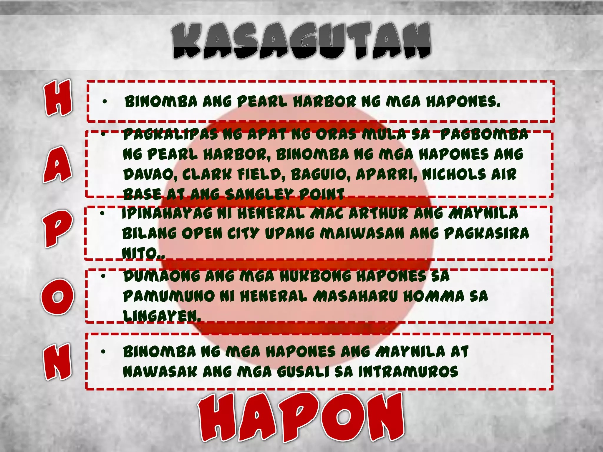 Pagdating ng mga hapones sa p'nas | PPTX