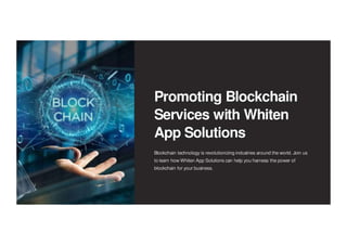 Blockchain Services | PDF