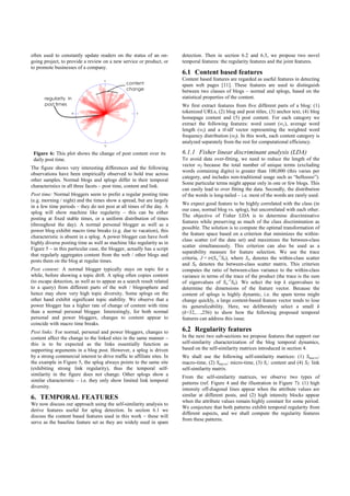 Page 1 Splog Detection Using Self-similarity Analysis on Blog Temporal Dynamics | PDF