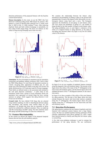 Page 1 Splog Detection Using Self-similarity Analysis on Blog Temporal Dynamics | PDF