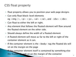 Page Layout 2010 | PPT | Web Design and HTML | Internet