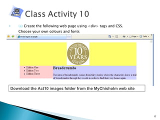 Page Layout 2010 | PPT | Web Design and HTML | Internet