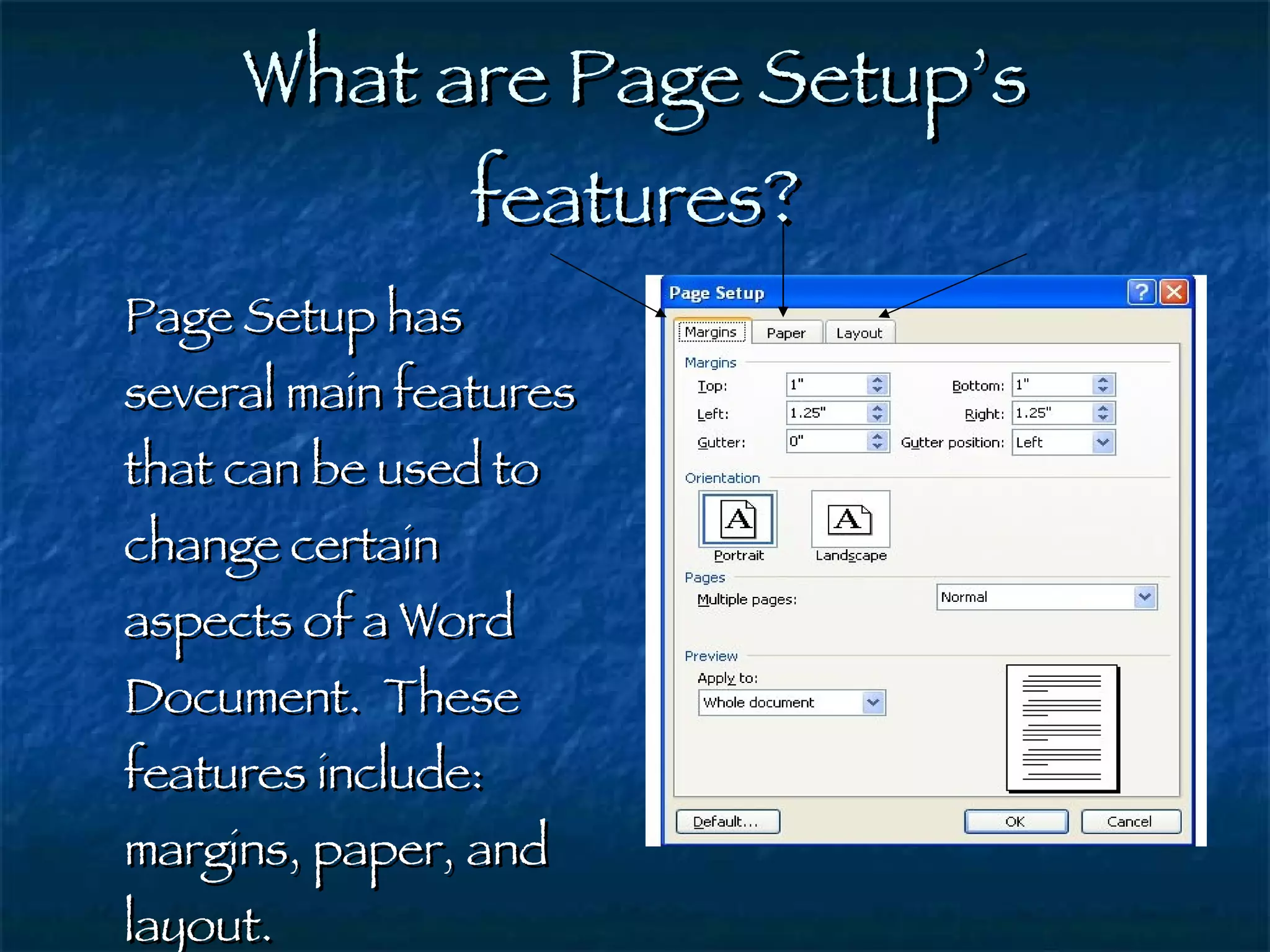 Page Setup Ppt | PPT
