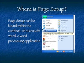 Page Setup Ppt | PPT