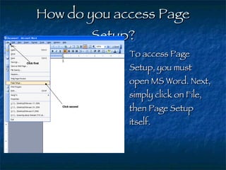 Page Setup Ppt | PPT