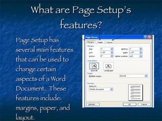 Page Setup Ppt | PPT