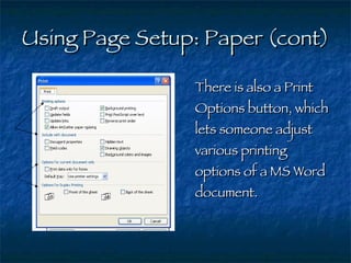 Page Setup Ppt | PPT