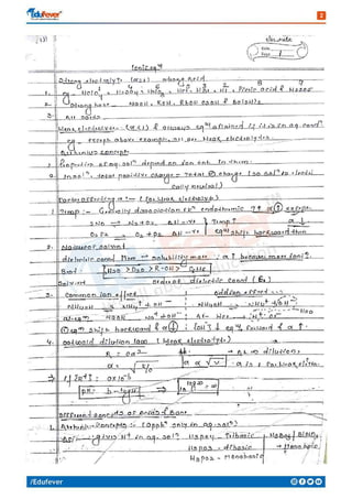 Ionic Bond - Chemistry Handwritten Notes | PDF
