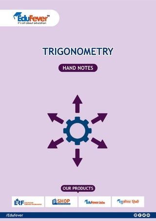 Trigonometry - Mathematics Handwritten Notes | PDF