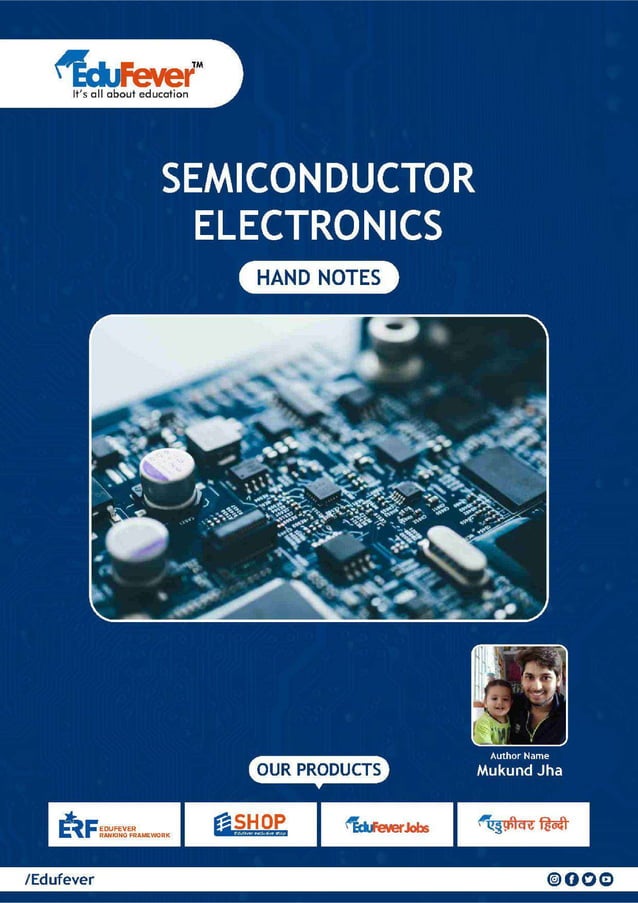 Semiconductor Electronics - Physics Handwritten Notes | PDF