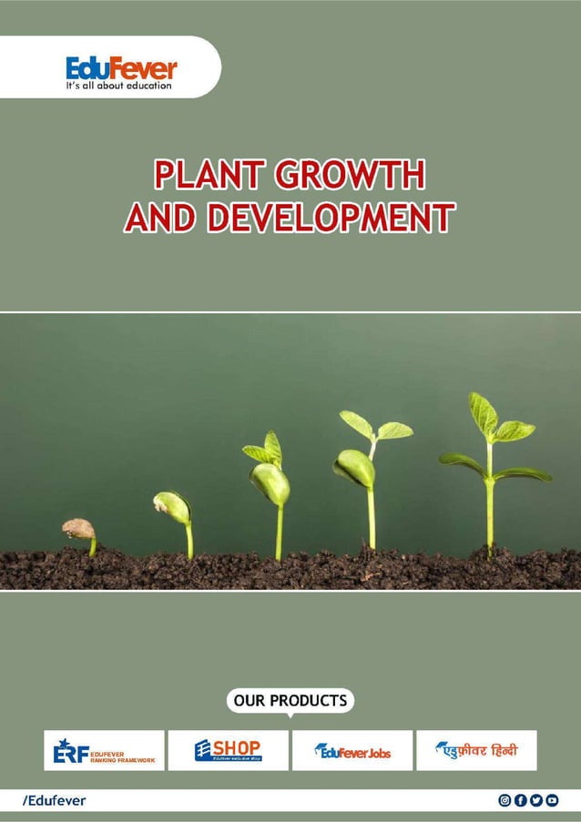 Plant Growth and Development-Biology Revision Notes | PDF