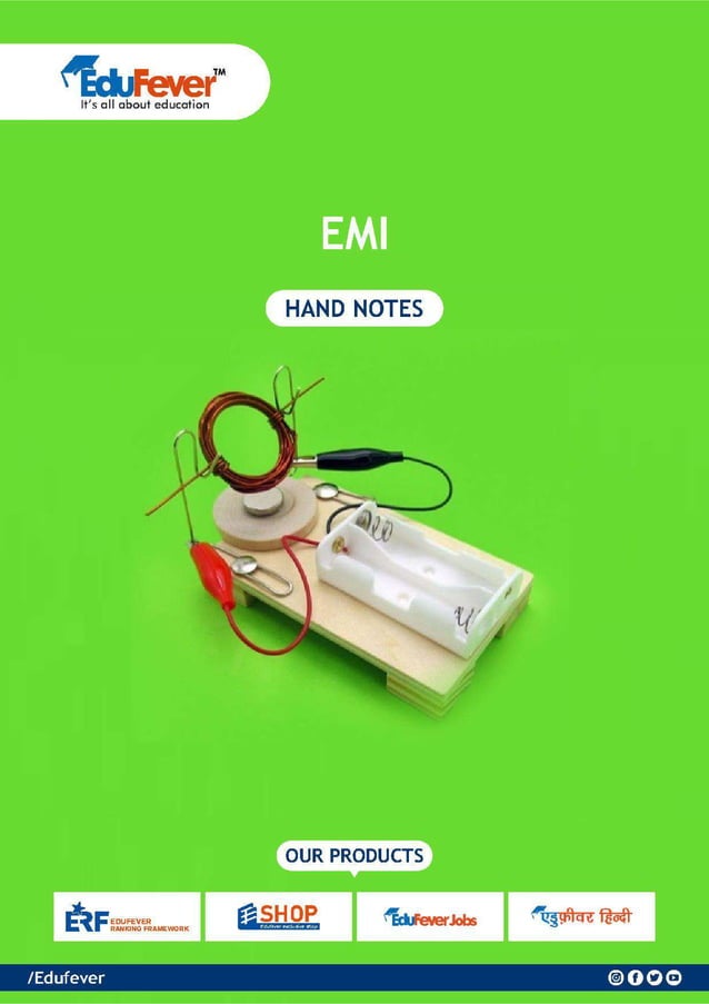 EMI - Physics Handwritten Notes | PDF