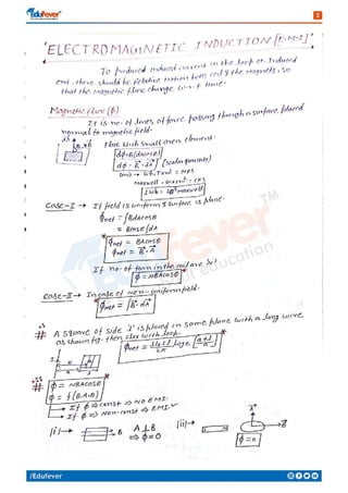 EMI - Physics Handwritten Notes | PDF | Standardized Testing ...