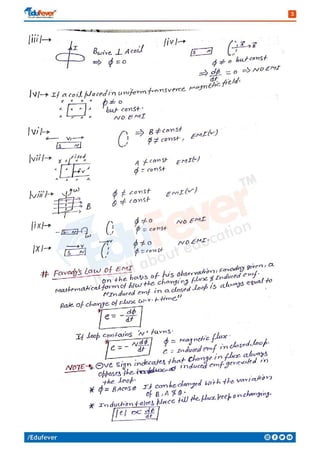 EMI - Physics Handwritten Notes | PDF | Standardized Testing ...