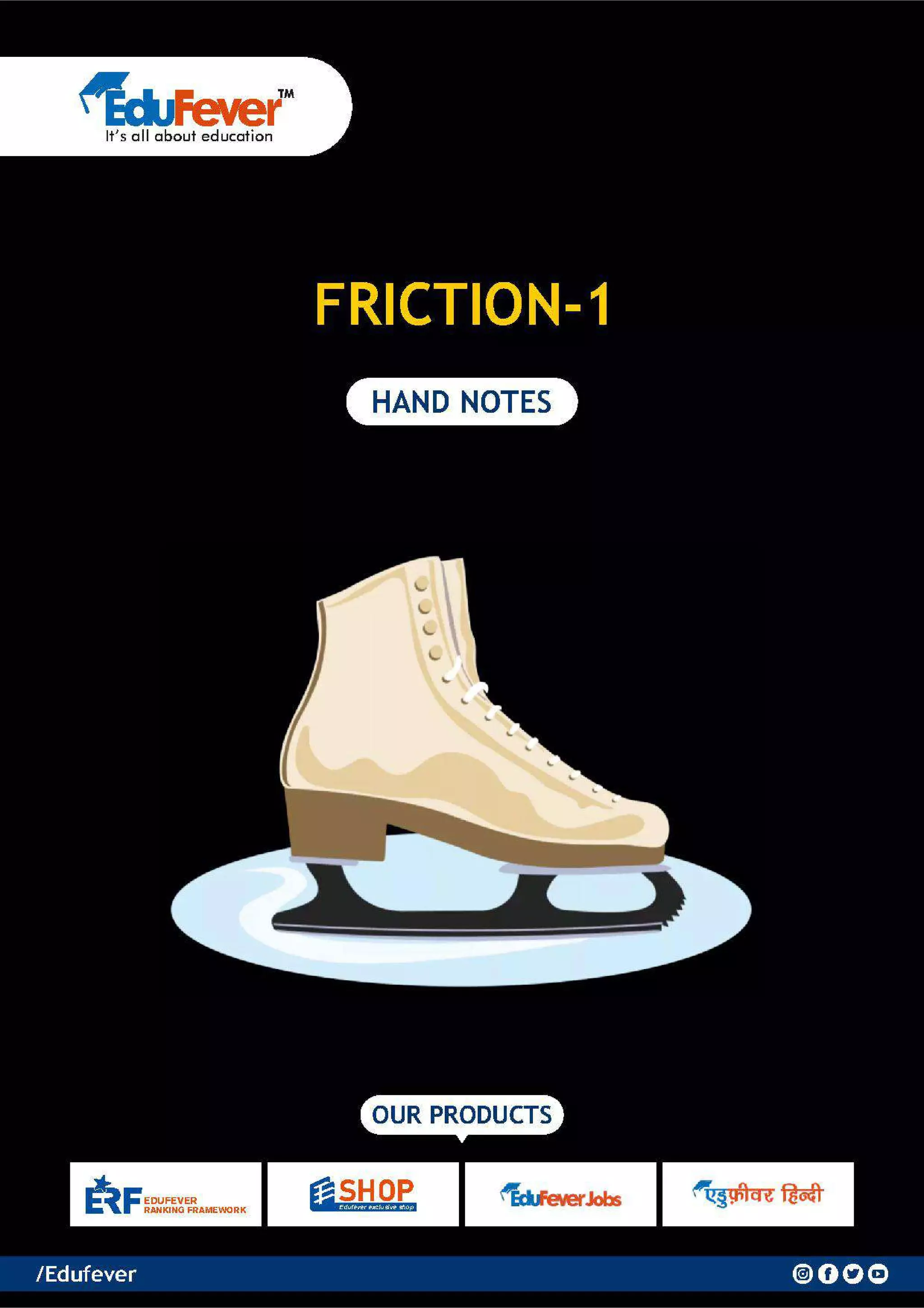 Friction Physics Handwritten Notes Pdf