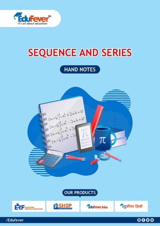 Sequence and Series - Mathematics Handwritten Notes | PDF