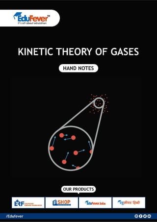 Kinetic Theory of Gases - Physics Handwritten Notes | PDF