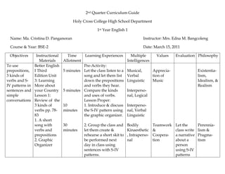 Curriculum Guide Page1 | DOCX
